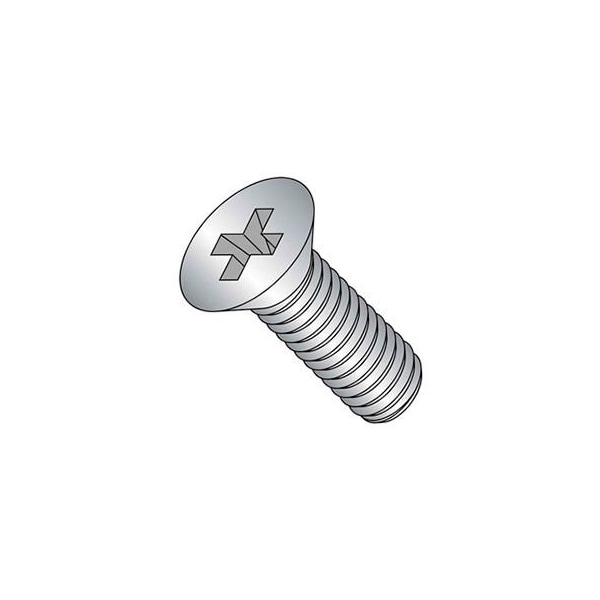 Titan Fasteners M4 x 0.7 x 16mm Machine Screw - Phillips Flat Head - Steel - Zinc - DIN 125B ...